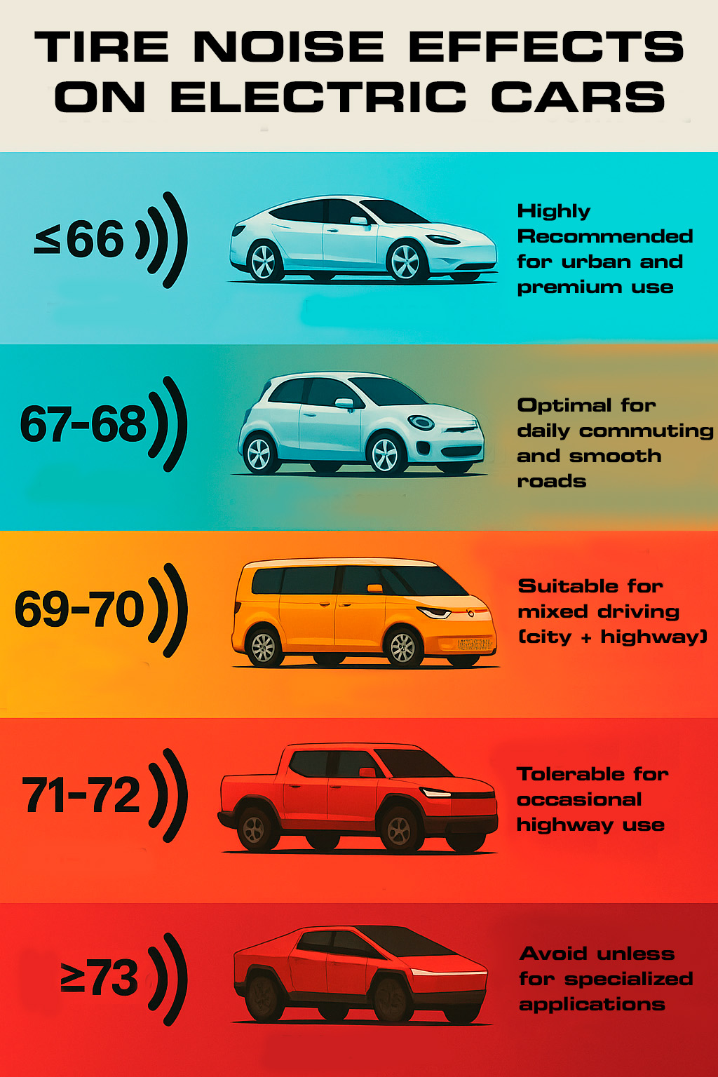 How to Choose Tires for Noise Level and Comfort in EVs - Wheel-Size.com